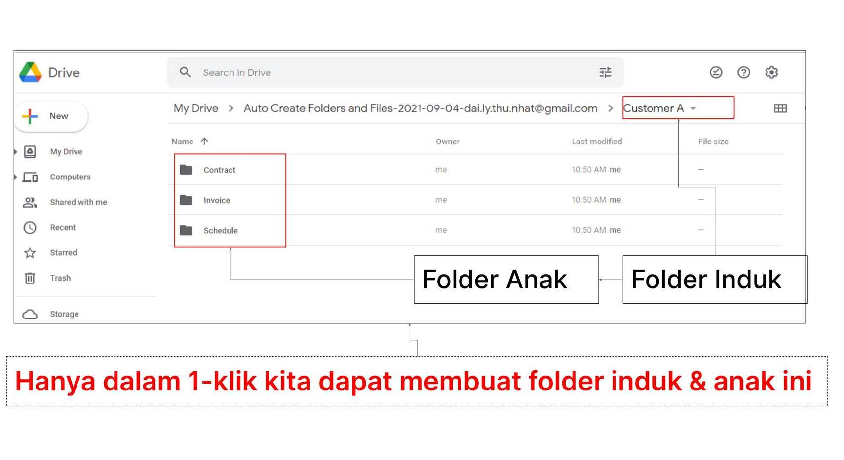Cara membuat banyak folder sekaligus di Google Drive | Tìm Khách Hàng